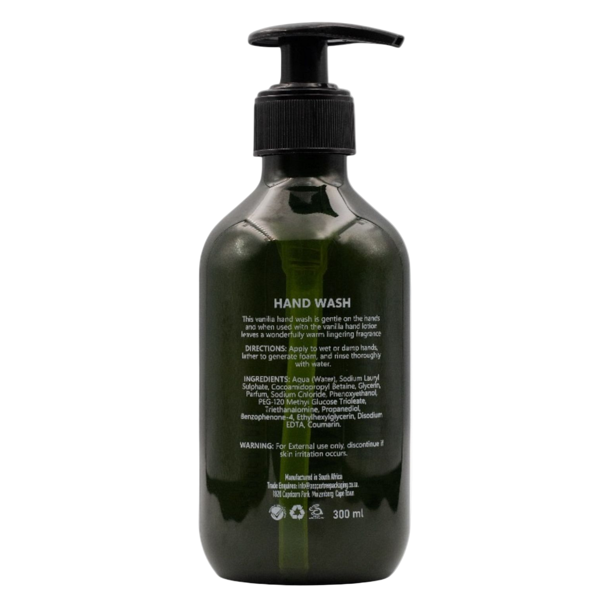 French Vanilla Hand Wash 300ml – peppertreebathandbody.co.za