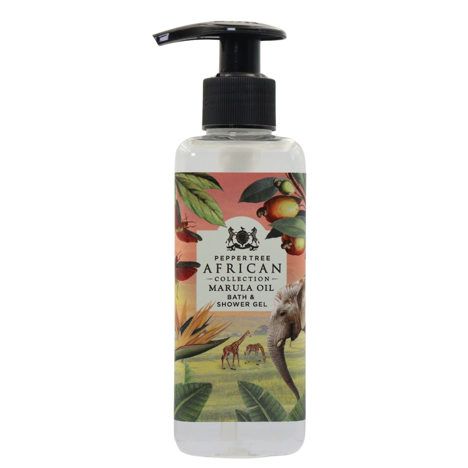 Marula Bath & Shower Gel 200 ml – peppertreebathandbody.co.za