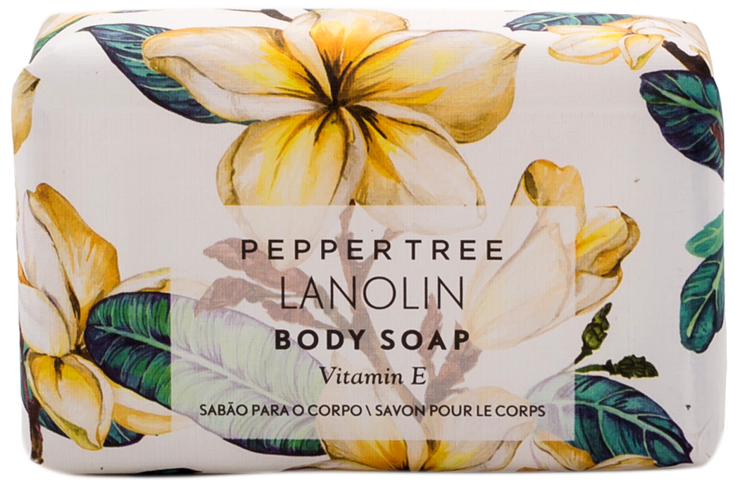 Body Essentials Lanolin Body Soap 180 g – peppertreebathandbody.co.za